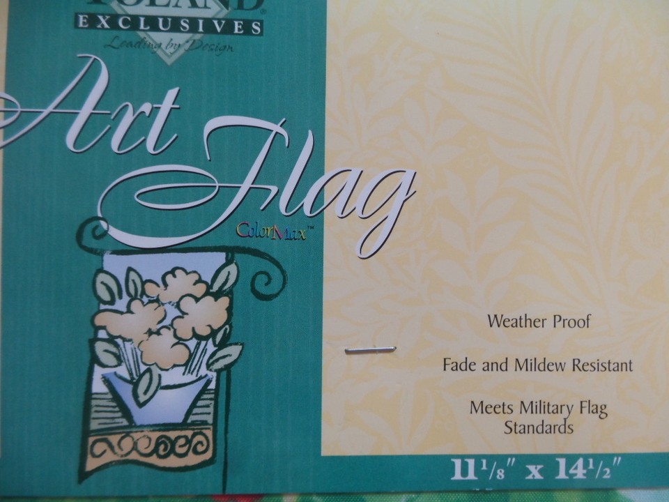 Swirling Leaves Garden Flag by Toland #1595 Fall Welcome | eBay