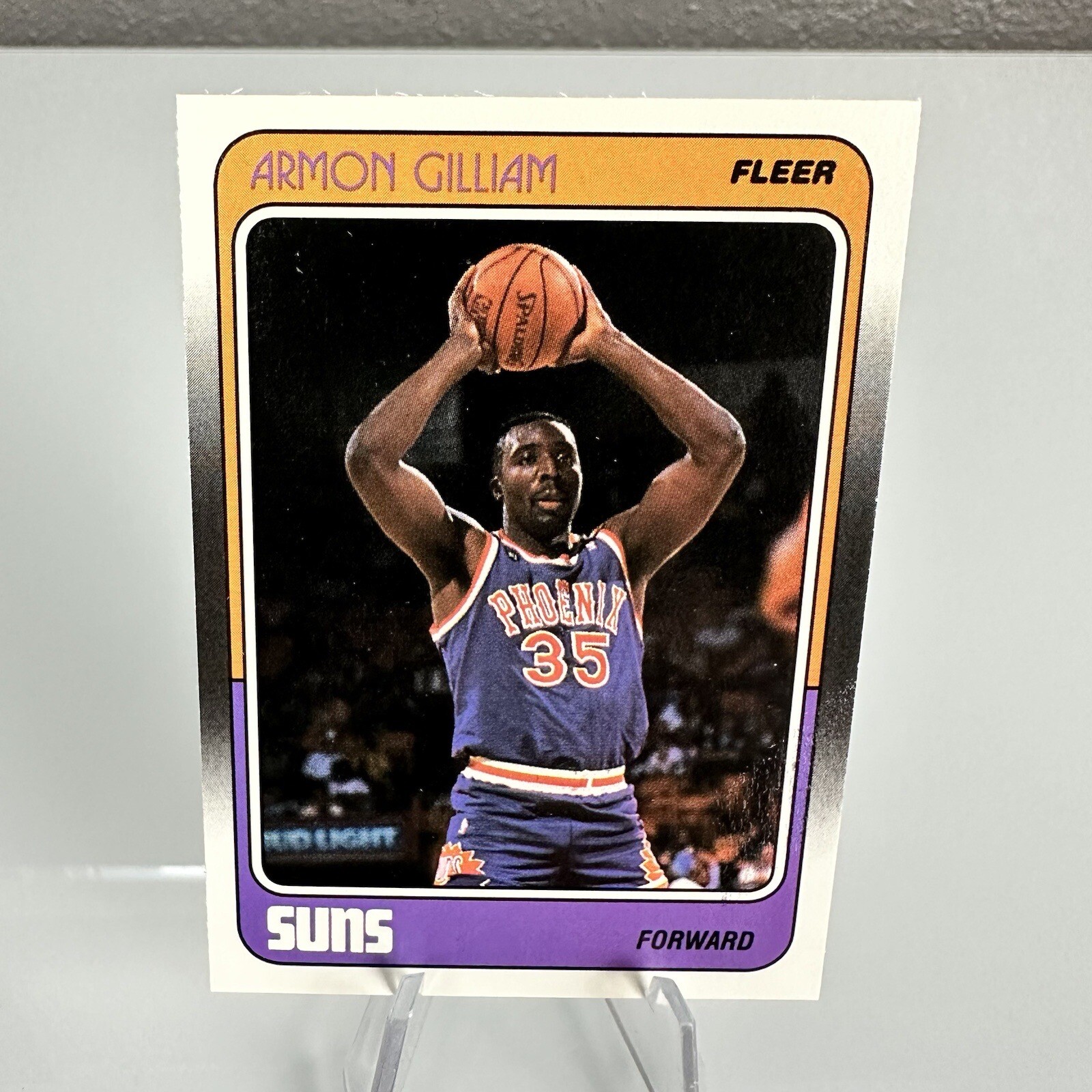 1988 Fleer Basketball Armon Gilliam Phoenix Suns 89 Of 132 Trading Card ...