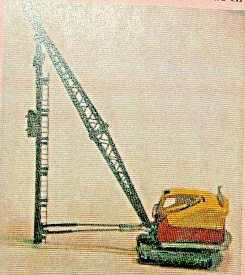 Bucyrus Erie #22RB Pile Driver Cast Metal Kit 1/87 Scale (HO) By ...