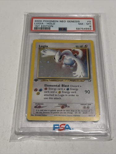 1st Edition Lugia 9/111 Neo Genesis Holo Pokemon Card PSA 8 SWIRL | eBay