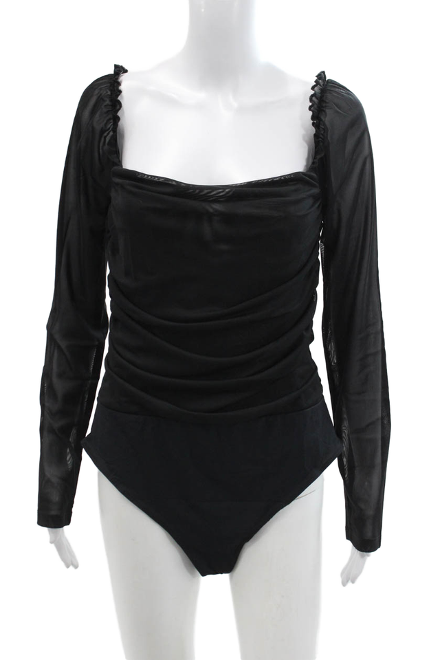Ambitionist Womens Fancy Thong Bodysuit - Black Size XL | eBay