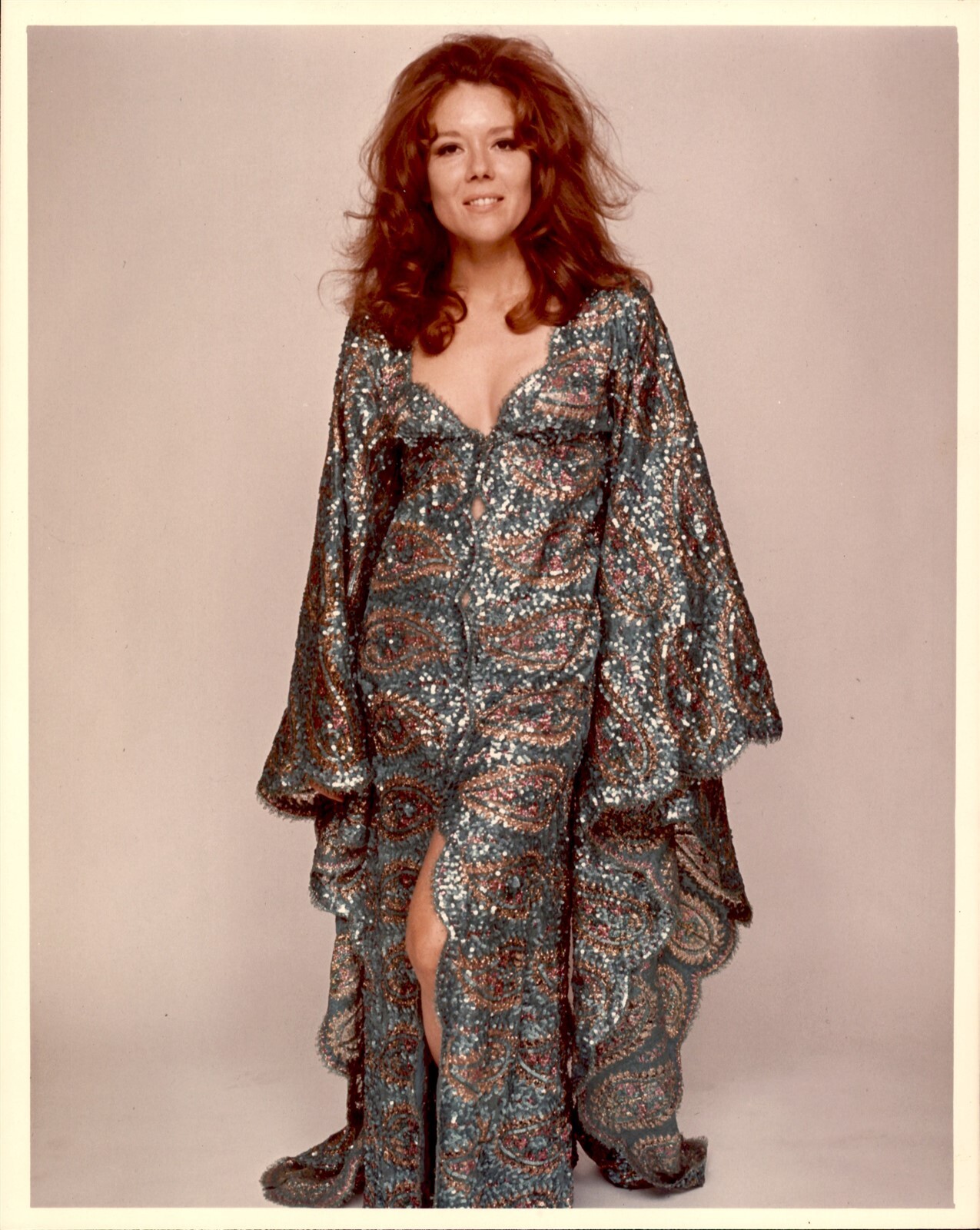 BR27 Rare TV Vtg Color Photo DIANA RIGG The Avengers Sexy Beautiful ...