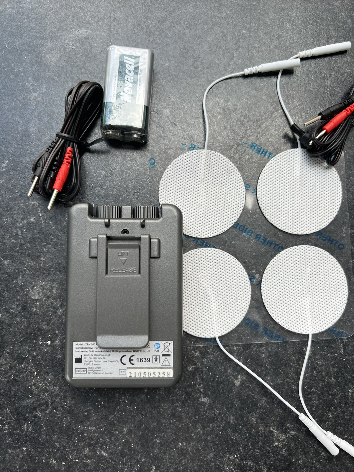 Performance Health TPN 200 Premier Plus TENS Machine for Pain Relief ...