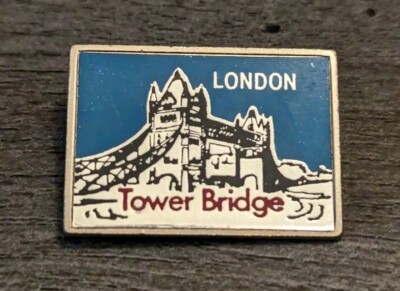 London, England Tower Bridge Historic Landmark Vintage Heavy Souvenir ...