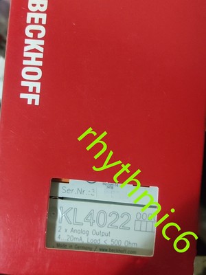 Brand New BECKHOFF KL4022 Module Fast delivery FedEx or DHL | eBay