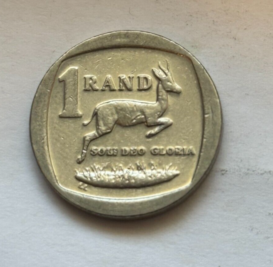 South Africa 2014 1 Rand, Suid-Afrika - Afrika Borwa, Soli Deo gloria ...