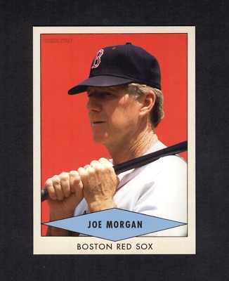 #8 JOE MORGAN, Red Sox | 2007 GBSCC 1954 Red Heart-style show ...