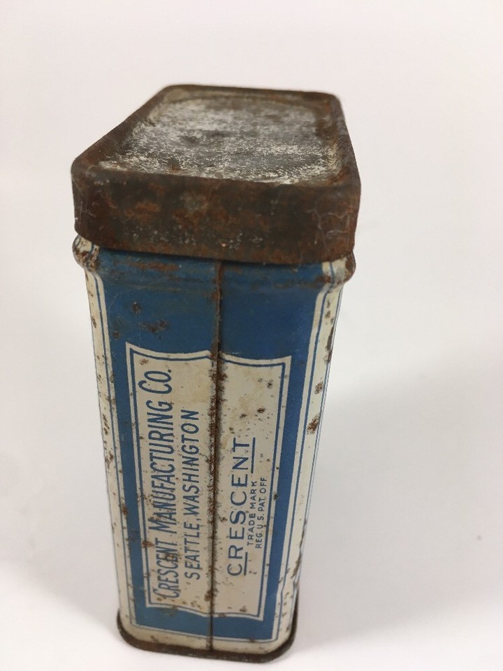 Vintage Crescent Pure Spices Spice Tin Mace 2 Oz. Can with Product ...