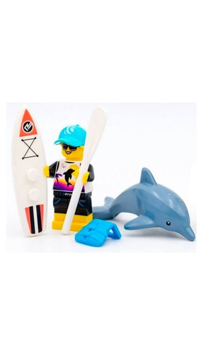 Lego Paddle Surfer with Dolphin Series 21 Minifigure 71029 | eBay