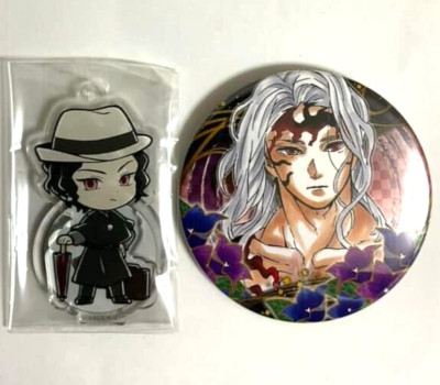Kimetsu no Yaiba Demon Slayer Acrylic Stand Figure Can Badge Muzan ...