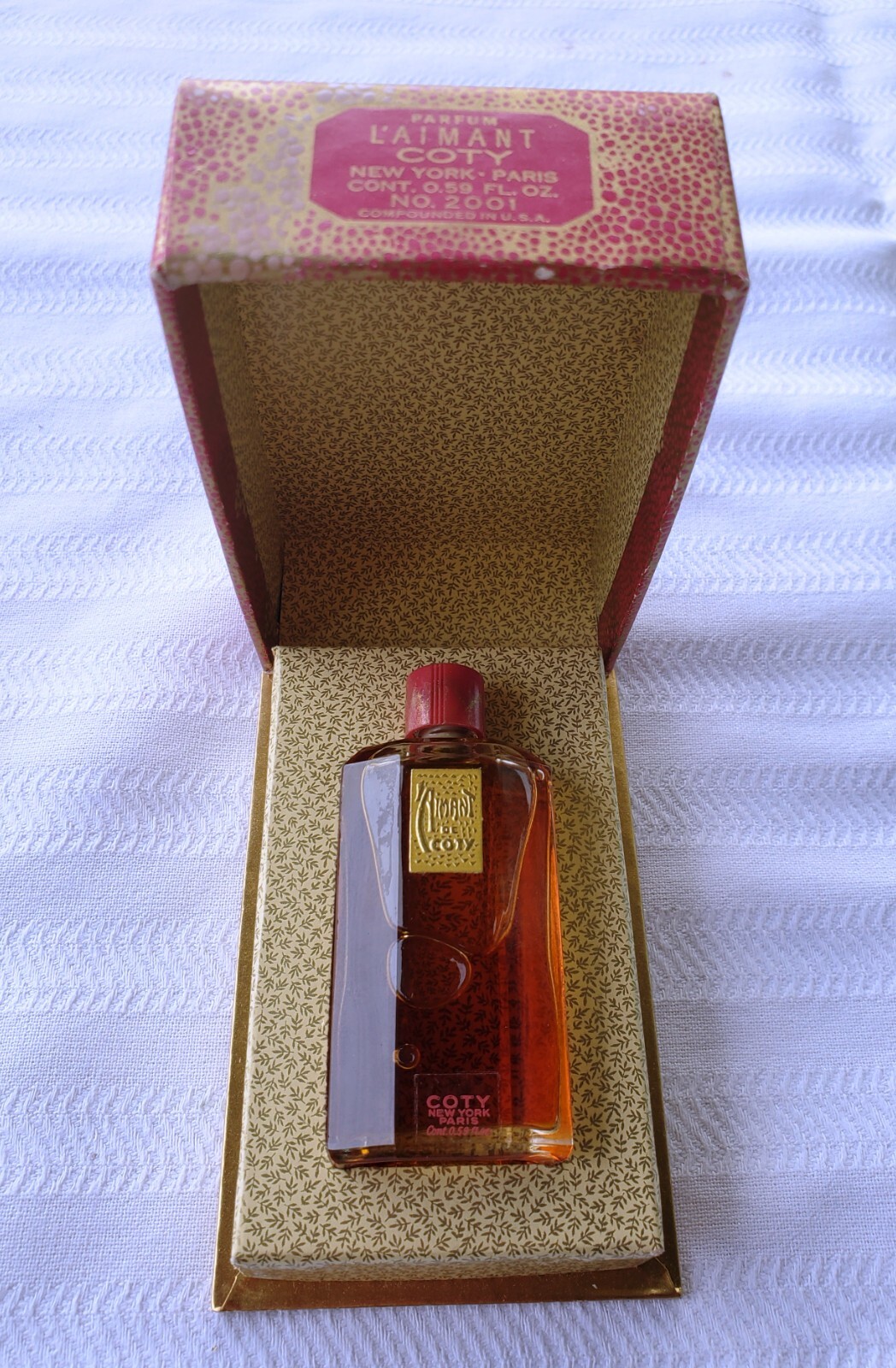 Rare Vintage Coty .59 fl oz L'Aimant Parfum in Original Box | eBay