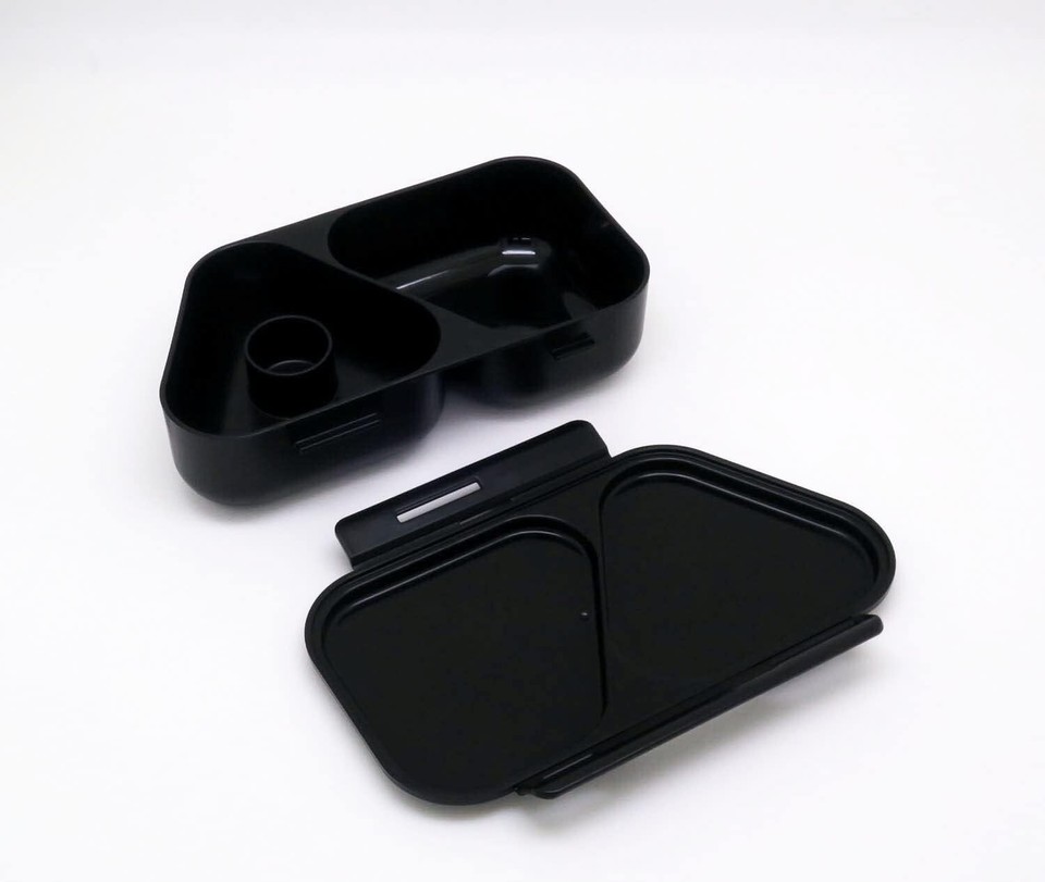 Lunch box Japanese Bento Peanuts Snoopy Rice ball case OSK LS-15 Black ...