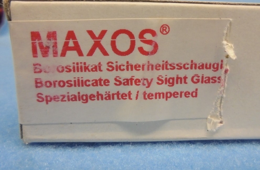 MAXOS SIZE 08 REFLEX FLAT GAUGE/GAGE GLASS, 320 X 34 X 17 MM, 8-16213 ...
