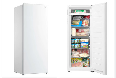 7 Cu Ft Large Capacity Freezer Upright Standing Frozen Food Storage ...