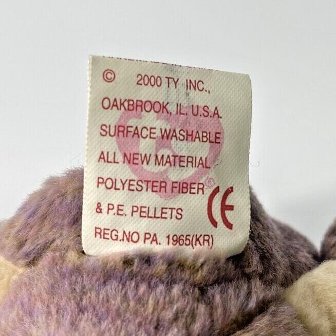 1997 Ty Beanie Baby "Springy" Retired Purple Bunny Easter Rabbit BB8 | eBay