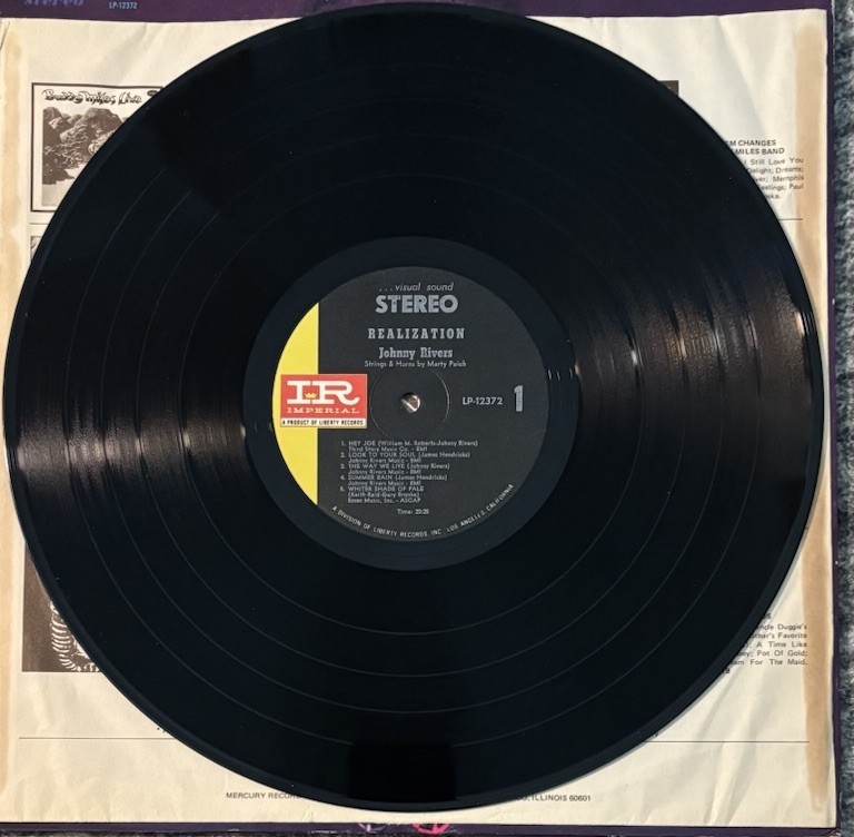 Johnny Rivers (Lot of 2) The Sensational (1964) & Realization (1968 ...