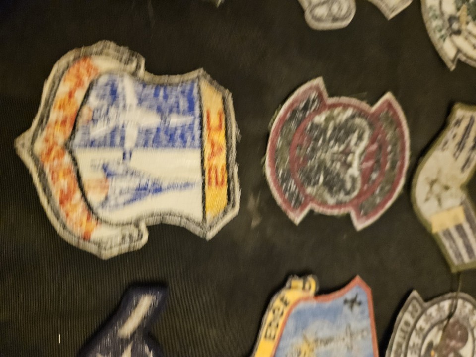 Vintage Lot 9 Patches USAF United States Air Force Rare lot Sac Mach 2 ...