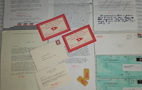 Titanic Collection Autograph Signed Maxtone Grahame Schultz Walter Lord ...