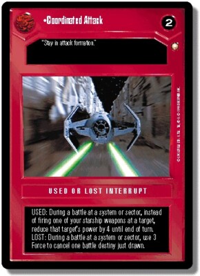 SWCCG: Coordinated Attack [Ungraded] Special Edition Star Wars CCG ...