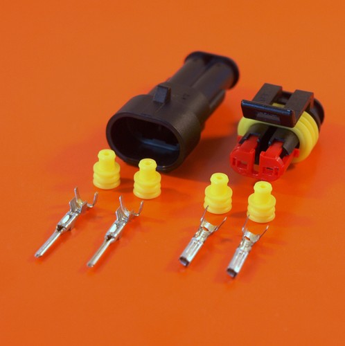Genuine AMP Tyco TE 2 Way Superseal Electrical Waterproof Connector Kit ...
