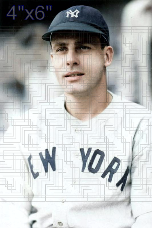 Randy Gumpert - 1946 New York Yankees - choose a size - colorized print ...