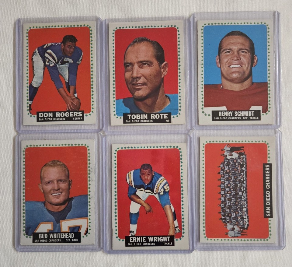 1964 Topps Football Complete Set W/All HOF’s GRADED MINT (BEST DEAL ON ...