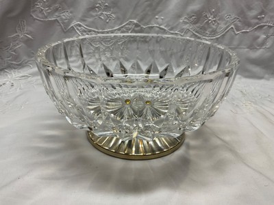 LARGE WALLACE CRYSTAL AND SILVERPLATE SERVING BOWL 8.5 in diameter | eBay