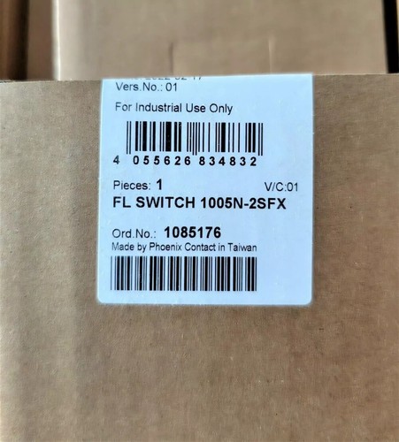 NEW Phoenix Contact FL SWITCH 1005N-2SFX Industrial Ethernet Switch ...