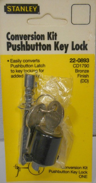 X2 Stanley Storm Push Button Conver Screen Door Round Locks for sale ...