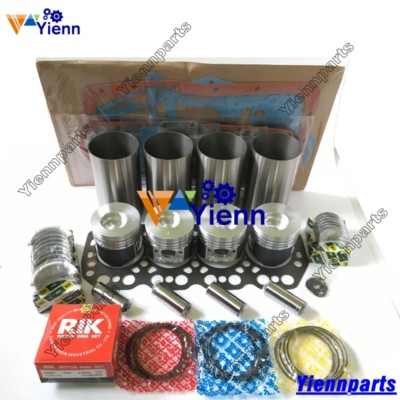 K4N Overhaul Rebuild Kit For Mitsubishi Engine Cat 305CR Kobelco SK045 ...
