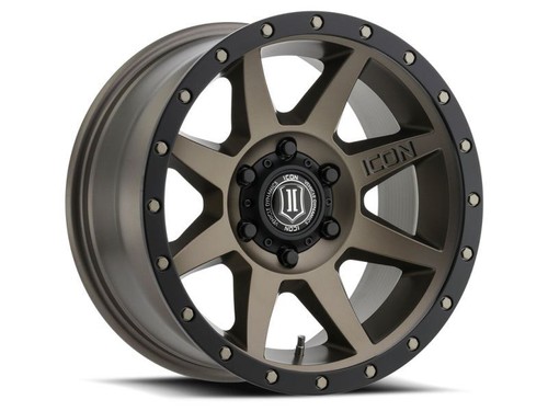 ICON Rebound Pro 17x8.5 5x5 -6mm Offset 4.5in BS 71.5mm Bore Bronze ...
