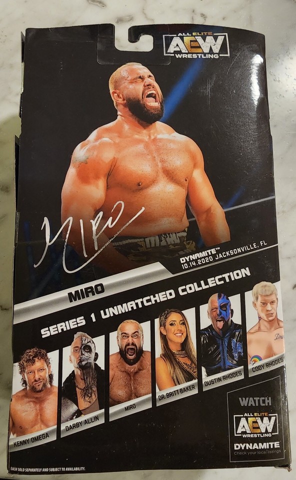 AEW MIRO Unmatched 1 Figure NEW 191726415237 | eBay
