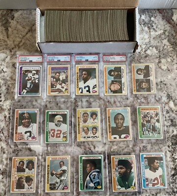 1978 Topps Football Complete Set 1-528 Near Mint 4 PSA 8s 2ea Dorsett ...