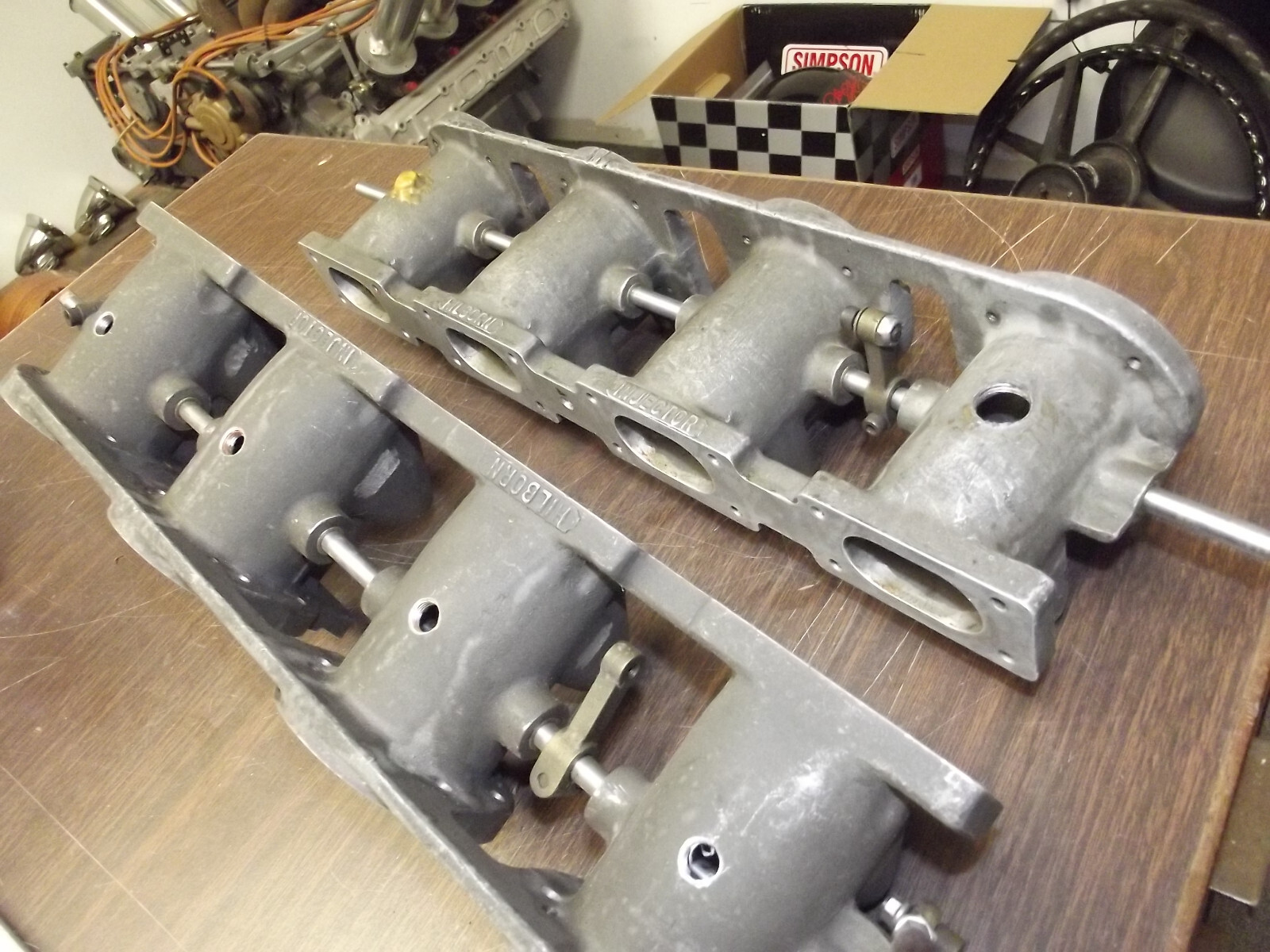 Vintage Cosworth DFX Hilborn Fuel Injection Indycar Plenum Indy 500 ...