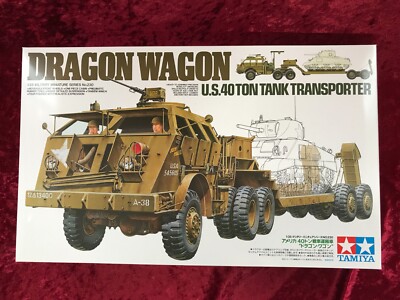 Tamiya Models Dragon Wagon 40 Ton Tank Transporter Dragon Wagon Green ...