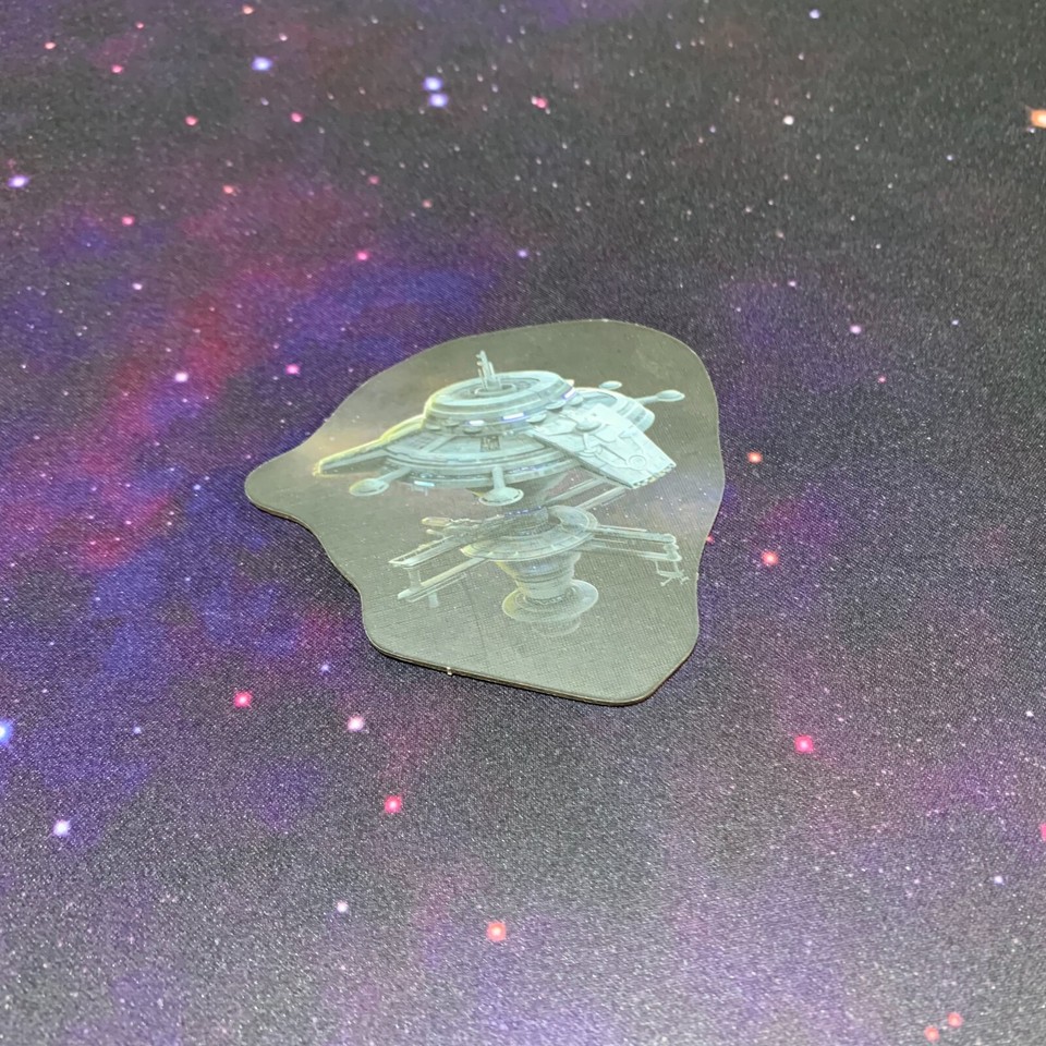 star wars armada fantasy flight games obstacle / token space station | eBay