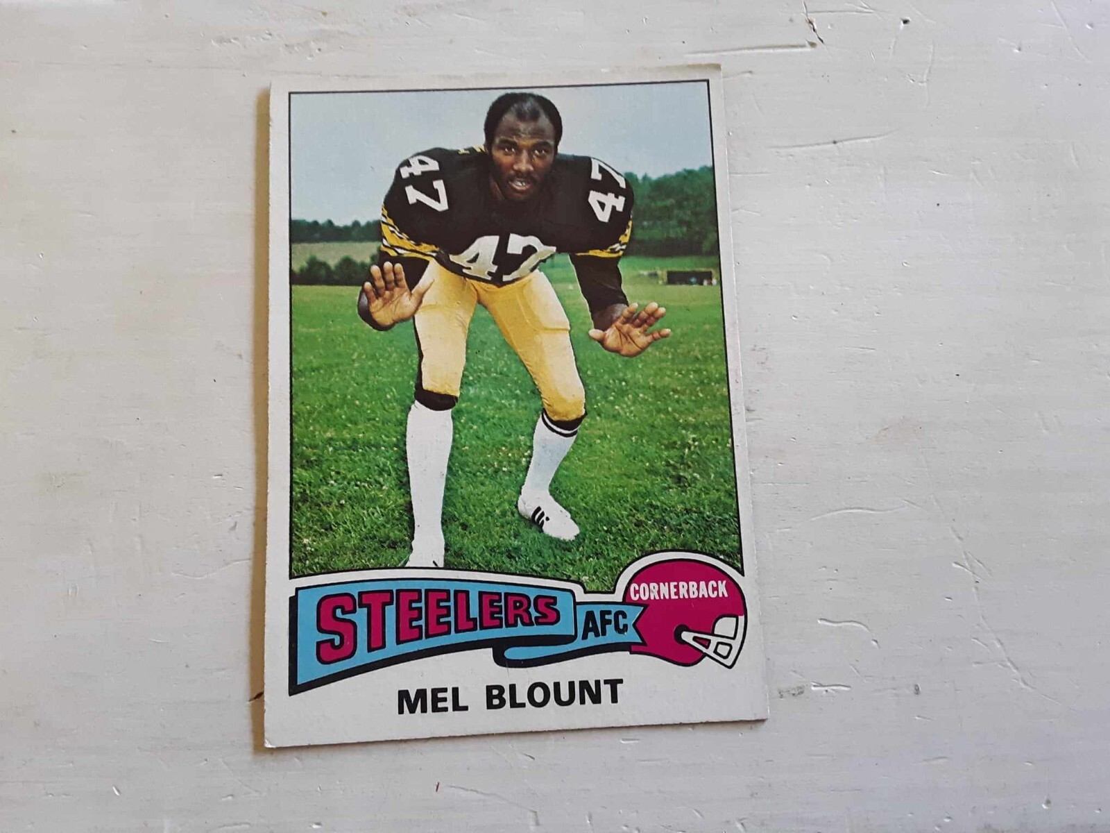 1975 Topps #12 Mel Blount RC STEELERS Rookie HOF vintage football card🏈 ...