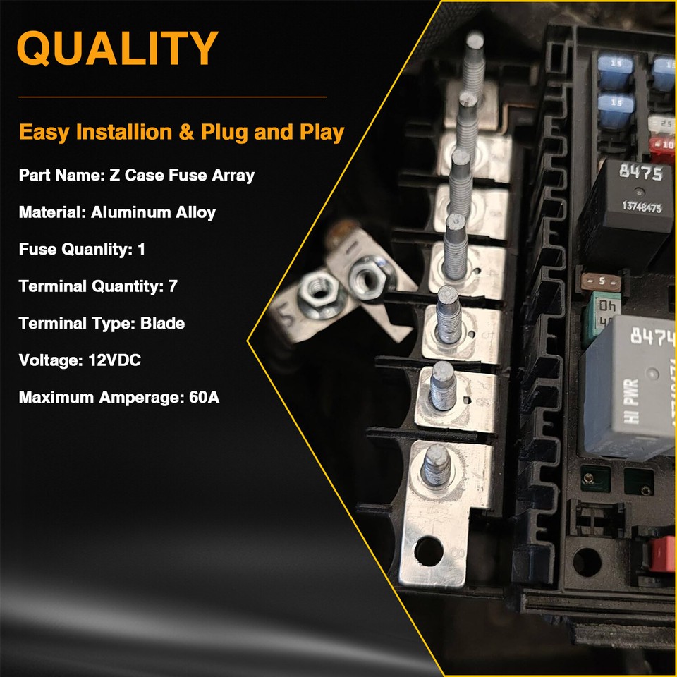 Fuse Z Case Fuse Array for 2018-2024 Wrangler JL & Gladiator 68368854AA ...