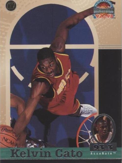 1997 Score Board Autographed Basketball - Kelvin Cato #19 (RC) for sale ...