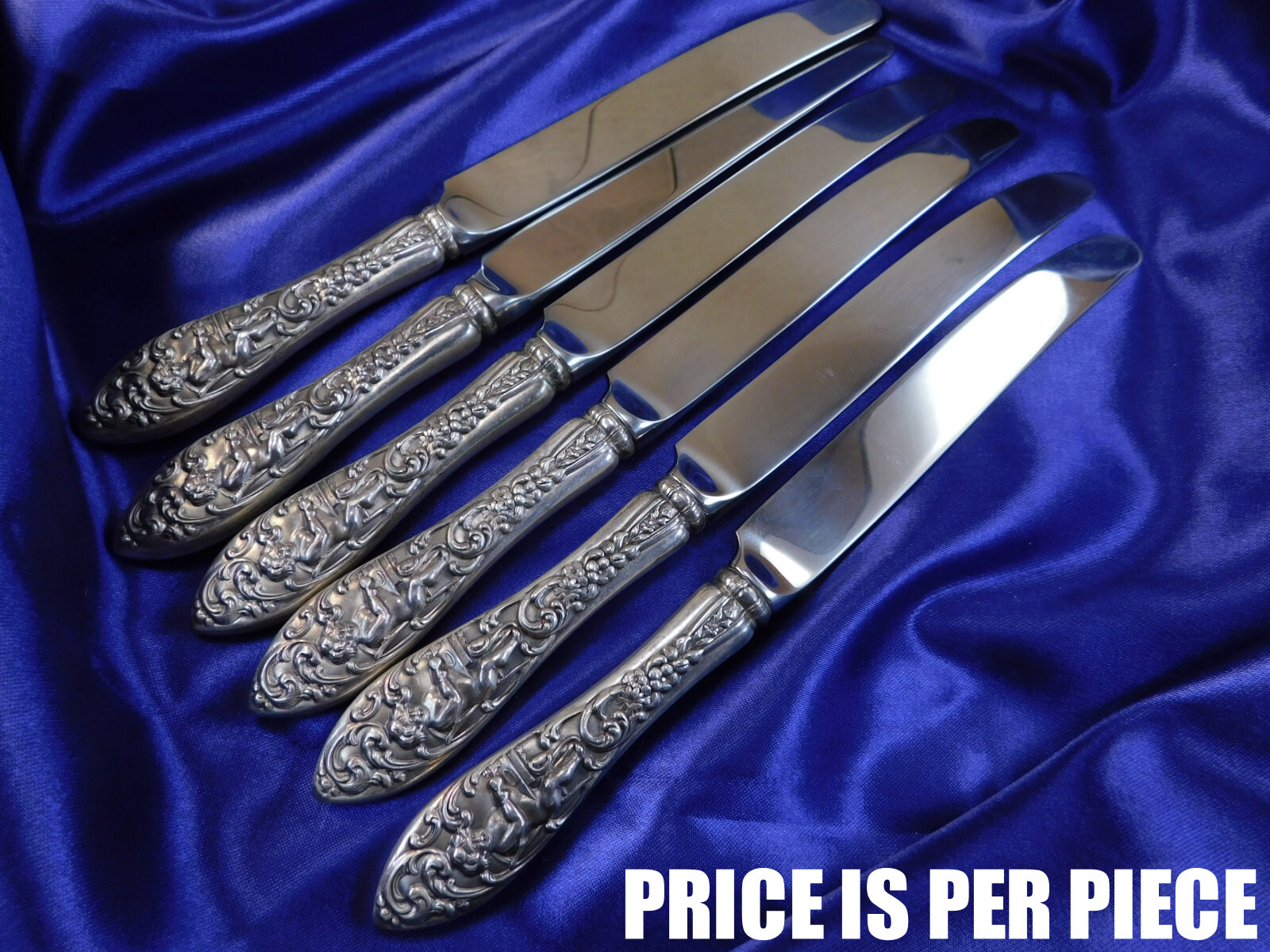 DOMINICK & HAFF LABORS OF CUPID STERLING SILVER PLACE KNIFE FRENCH ...