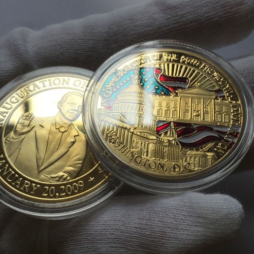 US 56th Presidential Inauguration Barack Obama Challenge Coin January ...