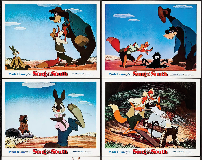 Song of the South Movie Lobby Cards Brer Rabbit Bear Uncle Remus Disney ...