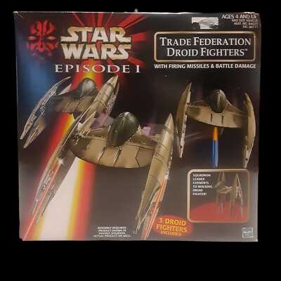 Star Wars Episode 1 Trade Federation Droid Fighters | eBay
