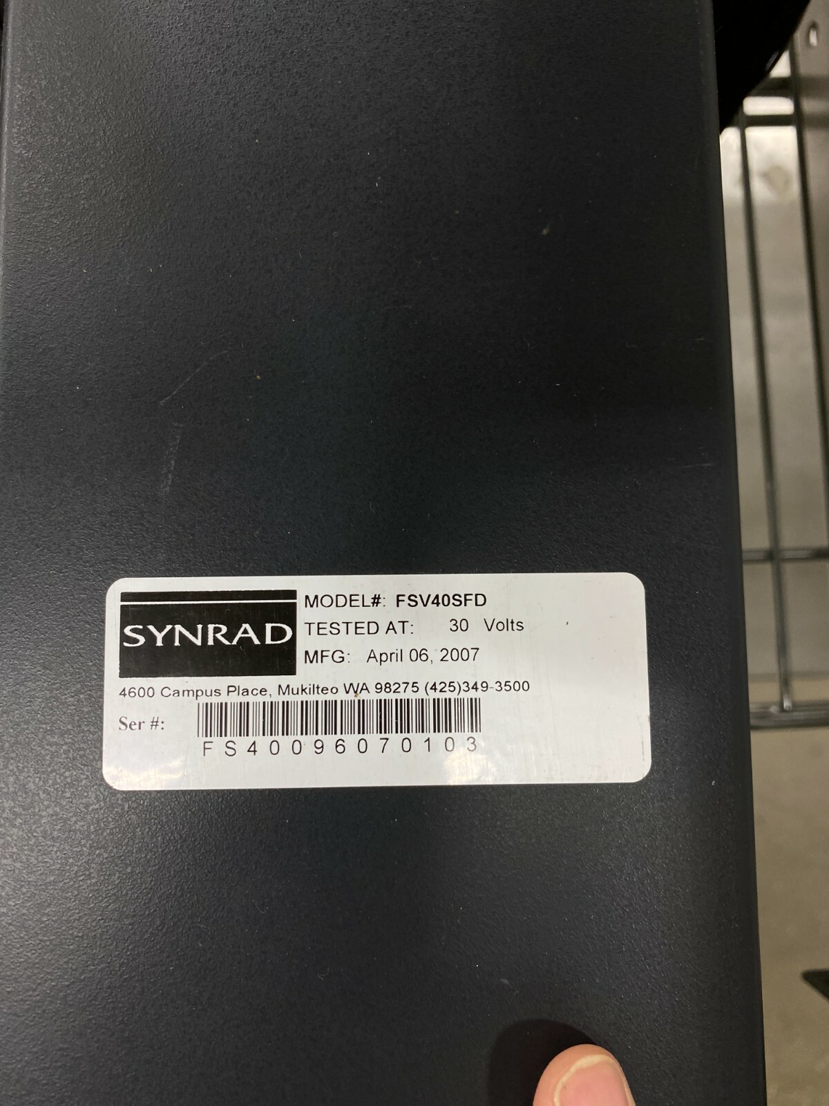 Synrad Firestar CO2 Laser FSV40SFD | eBay