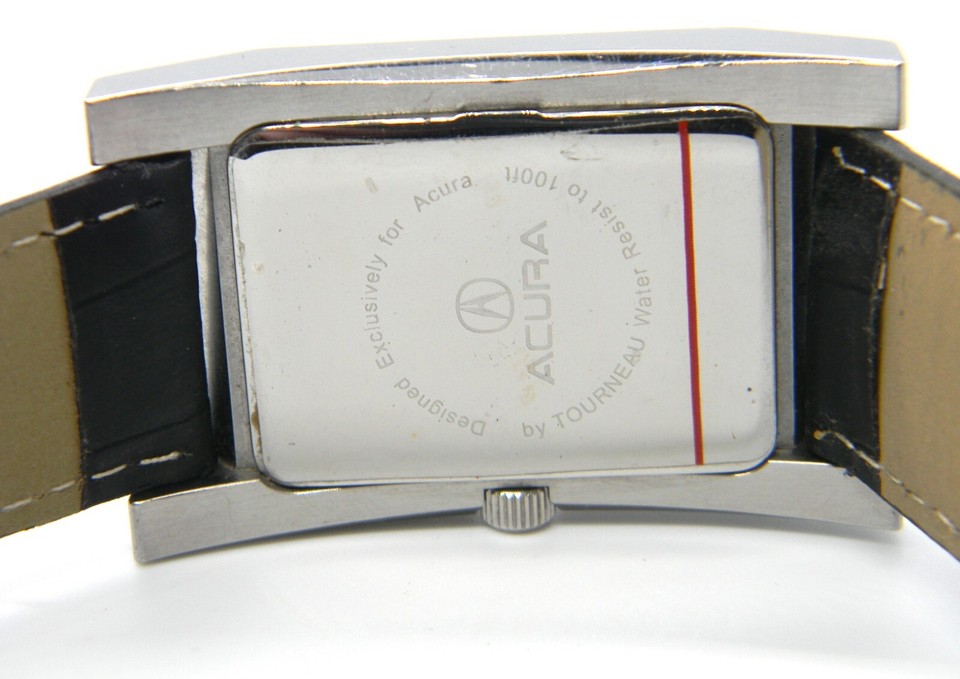 E men Vintage Tourneau Acura Curved Rectangle Tank Clean Swiss Watch ...