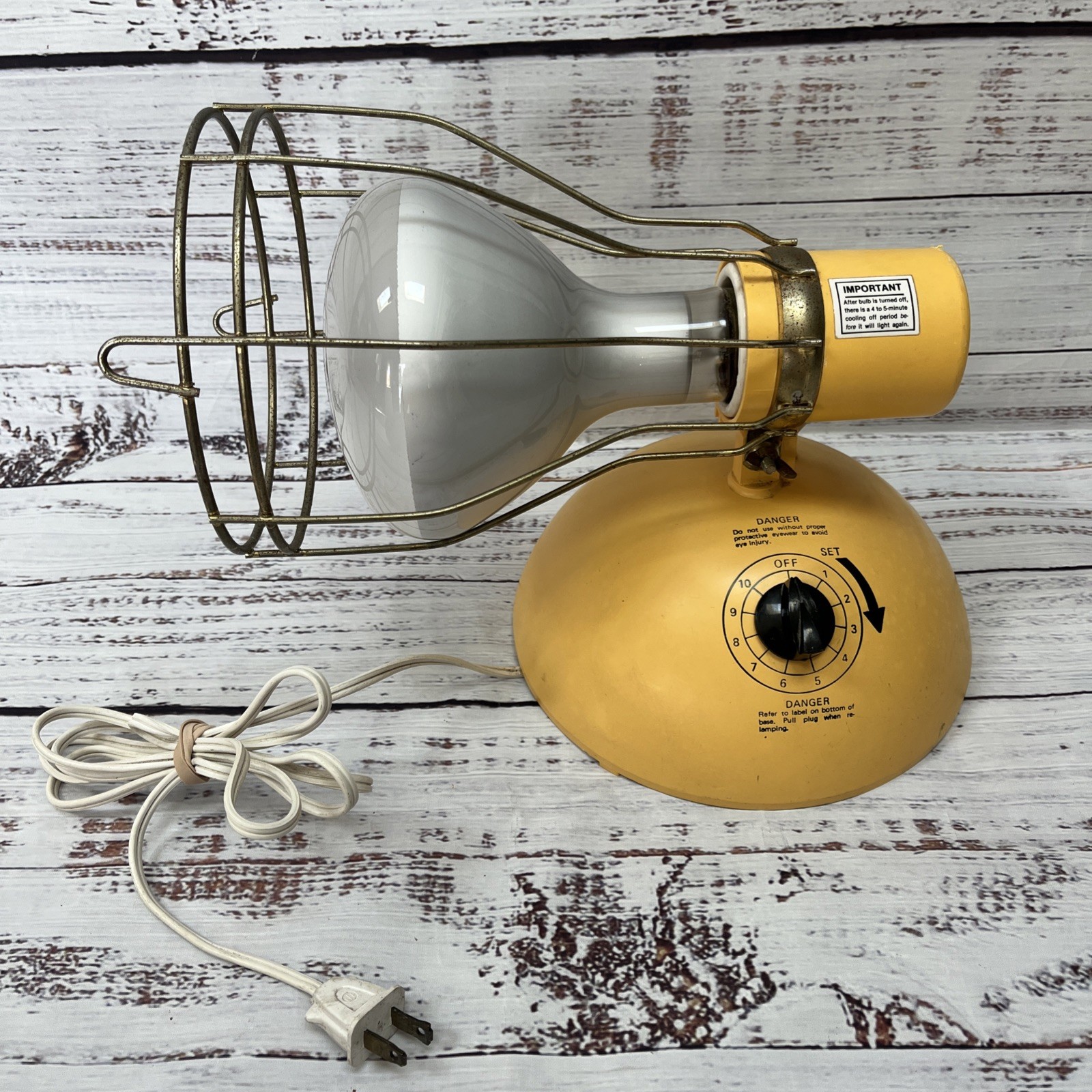Vintage General Electric Deluxe Time A Tan Sun Lamp RSK6 Tanning At ...