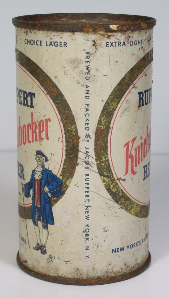 Ruppert Knickerbocker Beer 12 oz Flat Top Can New York's Famous Beer ...