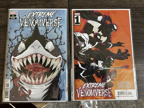 Extreme Venomverse #1 and #5 Jeff The Landshark Variant Peach Momoko ...