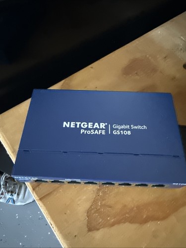 NetGear GS108 ProSafe 8-port Gigabit Switch v4 UNIT ONLY | eBay