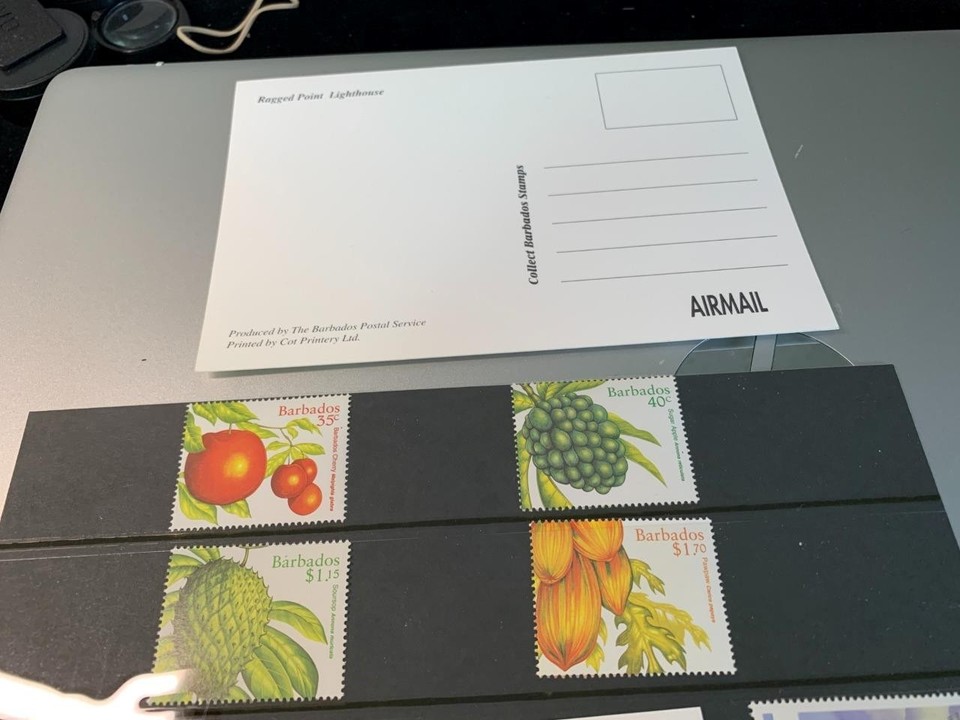 Barbados Stamps MNH With Postal Service Lighthouse Card SKU#36111 | eBay